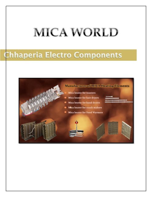 MICA heating elements