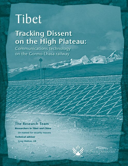 China's Railway Of Oppression In Occupied Tibet