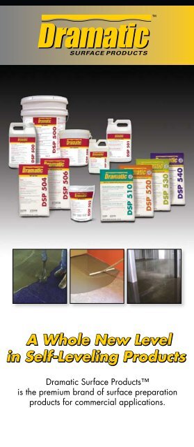 A Whole New Level in Self-Leveling Products - Dramatic Surface ...