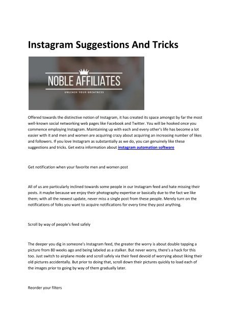 6 instagram automation software