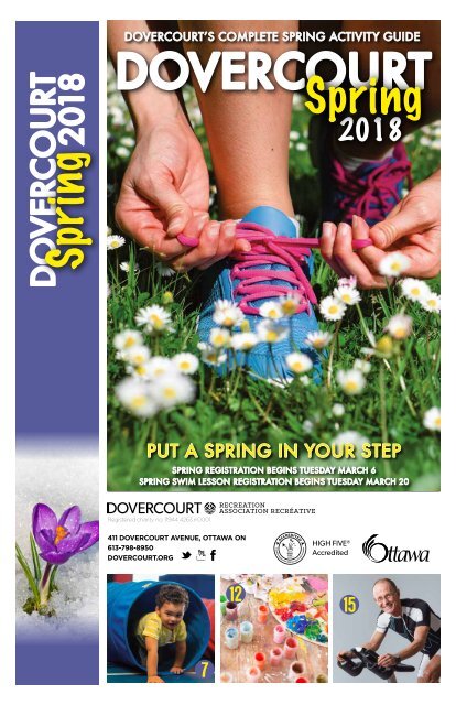 Dovercourt Spring 2018 program guide