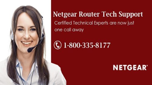 Call 1-800-335-8177 Netgear Router Tech Support