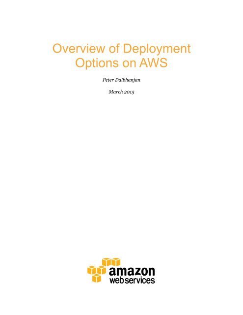 overview-of-deployment-options-on-aws overview-of-deployment-options-on-aws