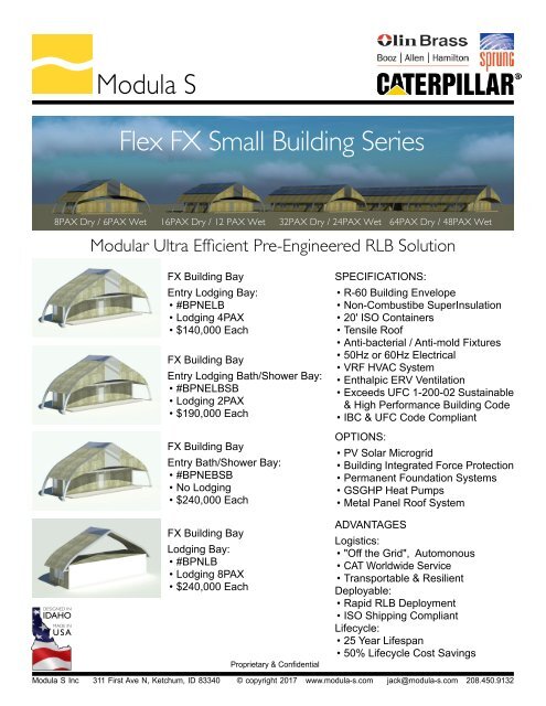 Modula S Flex FX Small Building Series