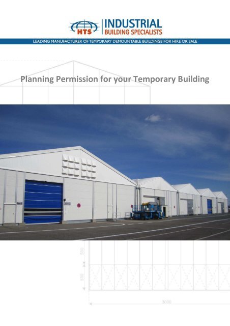 Temporary Buildings Planning Permission