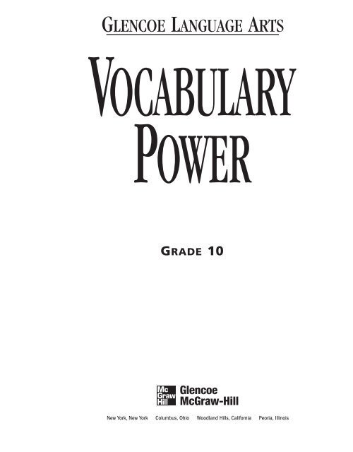 10th VOCABULARY POWER