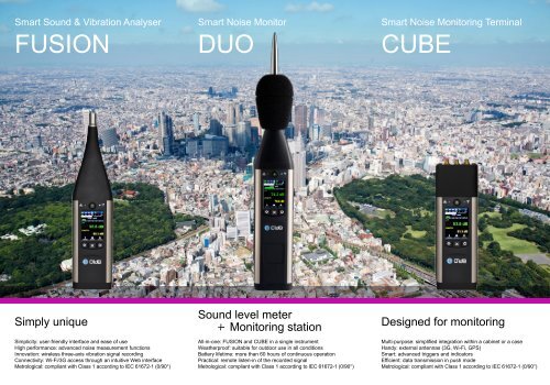 01dB FUSION, DUO & CUBE brochure