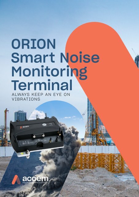 Acoem Orion brochure