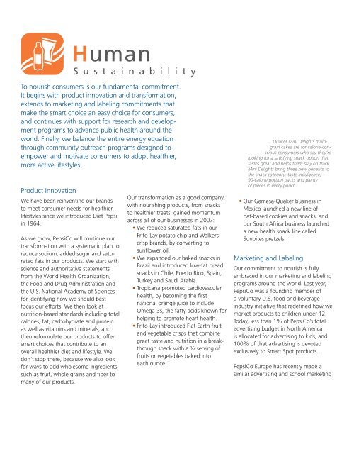 Blue Ribbon Advisory Board - PepsiCo