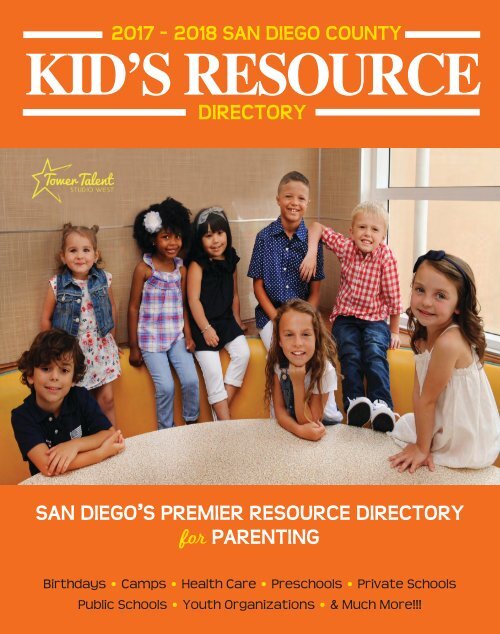 2017-2018 San Diego Kids Resource Directory