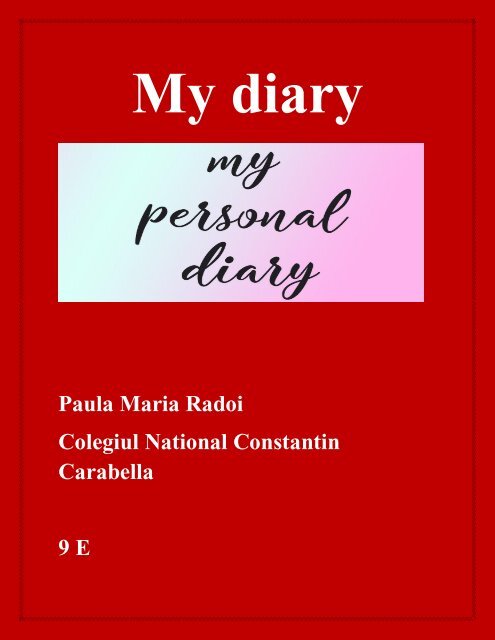 My diary (44)