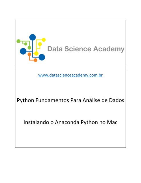 1-Instalando Anaconda Python no Mac