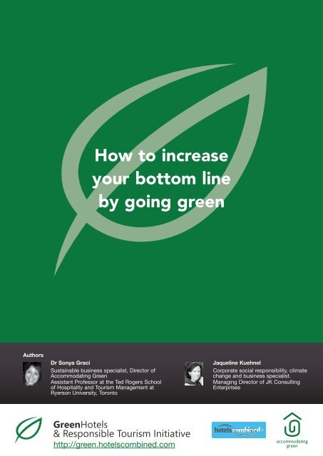 How to increase your bottom line by going green - Green Hotels and ...