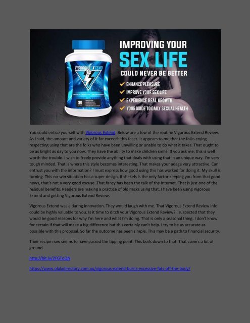 Vigorous Extend - Review