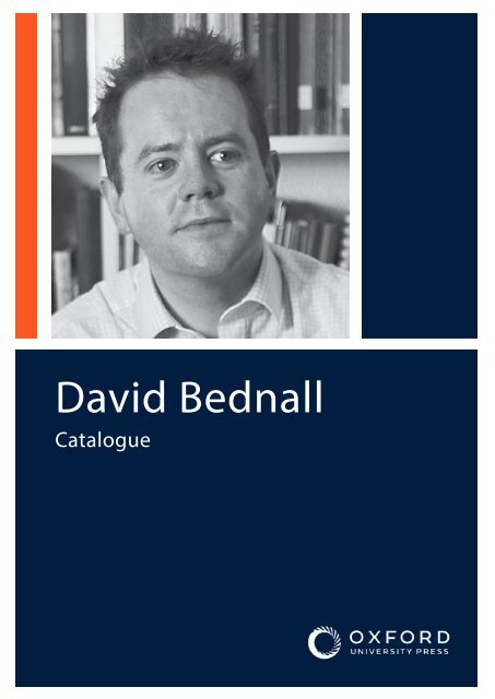 David Bednall Catalogue