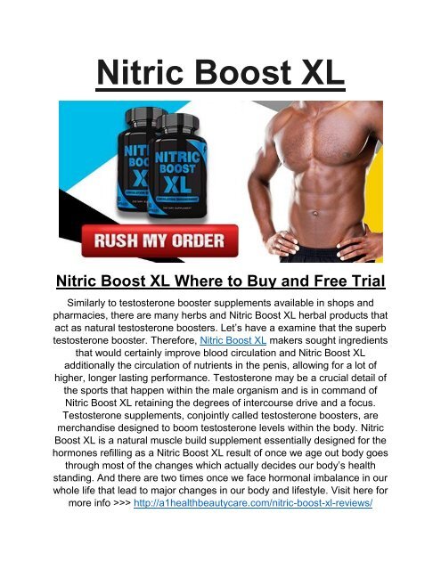 Nitric Boost XL