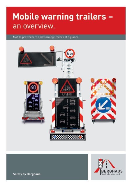 Mobile warning trailers – an overview.