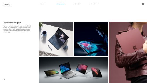 Imagery Who we are How we