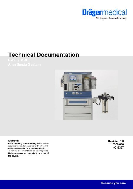 Drager FabiusMRI Technical Documentation