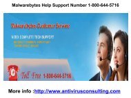 1-800-644-5716 Malwarebytes Technical Support Number