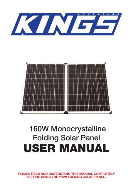 Portable Camping Solar Panels , Camping Gear - Australia