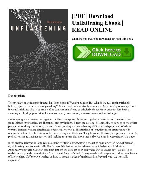 [PDF] Download Unflattening Ebook | READ ONLINE