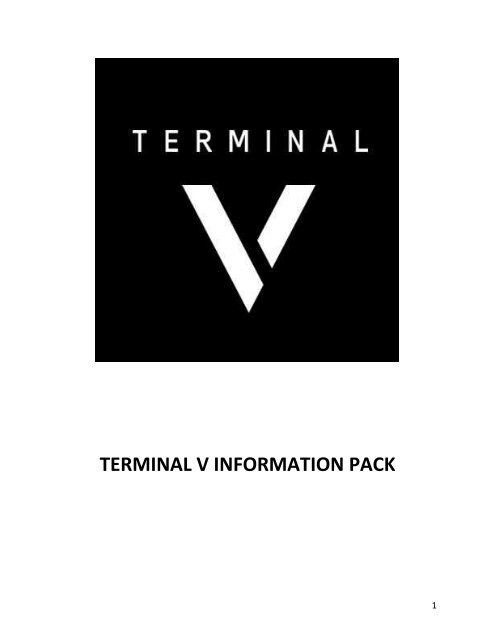 Terminal V Information Pack