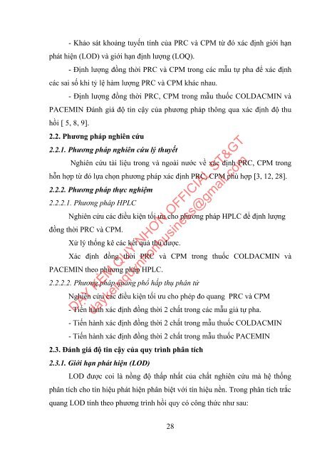 - Khảo sát khoảng tu