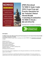 [PDF] Download NCE Secrets Study Guide: NCE Exam Review for the ...