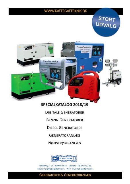 Generatorer Katalog 2018