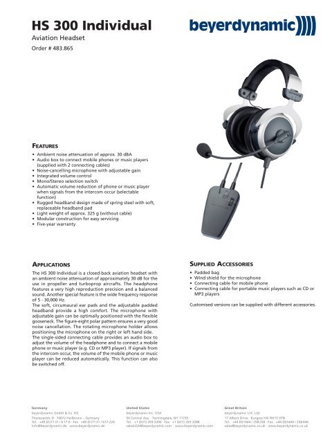 HS 300 Individual - Beyerdynamic