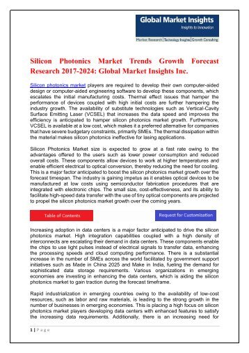 Silicon-Photonics-Market Magazines