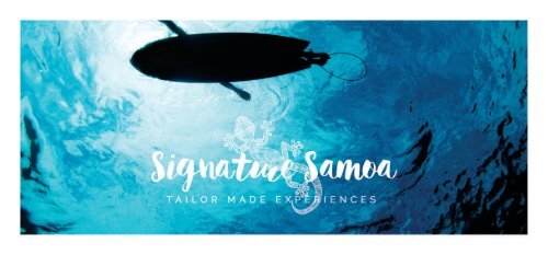 Signature Samoa Booklet