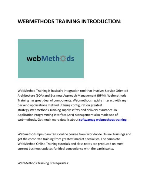 3 webmethods training material