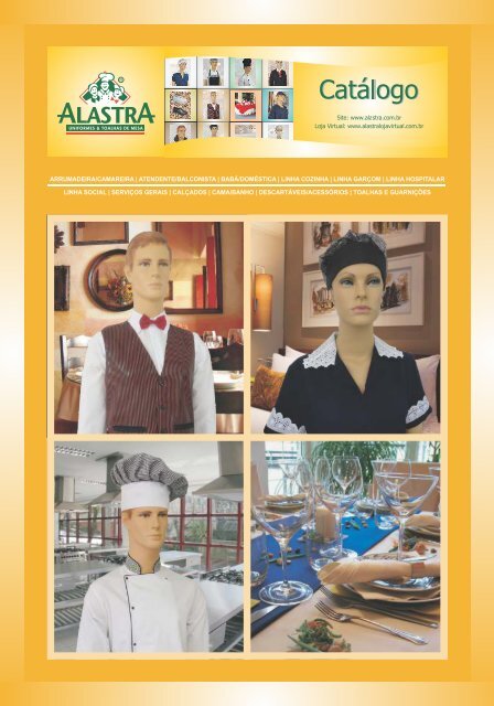 Catálogo de produtos Alastra Uniformes