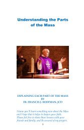 THE MASS EXPLAINED