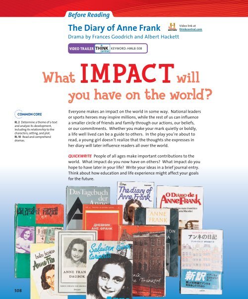 The Diary of Anne Frank Play