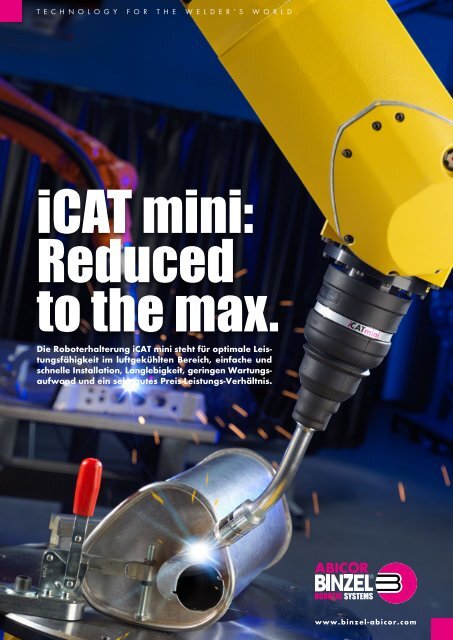 Roboterhalterung iCAT mini
