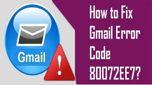 How to Fix Gmail Error Code 80072EE7? 1-800-213-3740