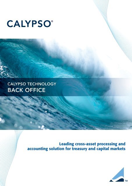 BACk OffiCE - Calypso