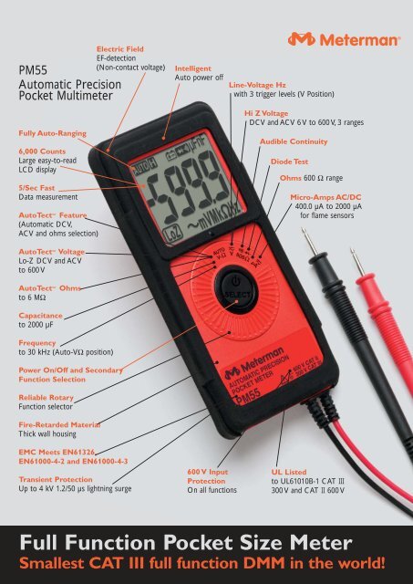 Full Function Pocket Size Meter