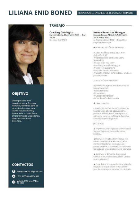 Cv Liliana Enid Boned