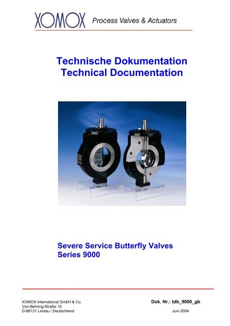 XOMOX Severe Service Butterfly Valves - Fcs-web.com