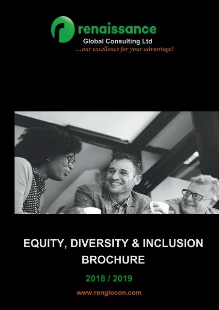 Equity, Diversity and Inclusion - Brochure