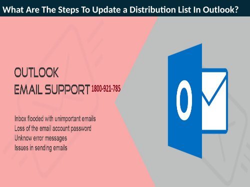 What Are The Steps To Update a Distribution List In Outlook