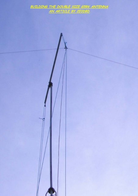 The Double Size G5RV Antenna