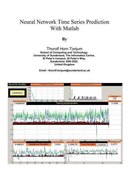 Neural Network Time Series Prediction With Matlab