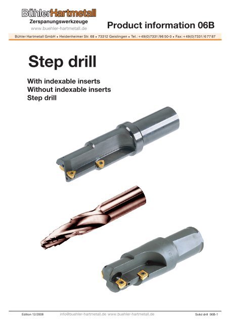 Step drill