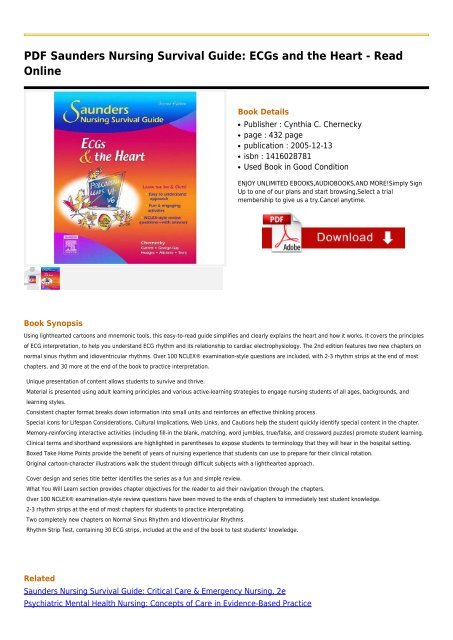 Saunders-Nursing-Survival-Guide