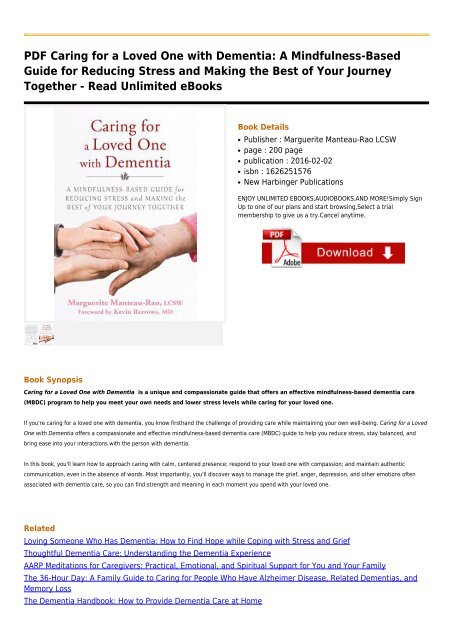 Caring For A Loved One With Dementia